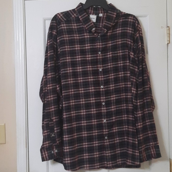 ROWM | Shirts | Nwt Rown Mesa Sunset Red Plaid Shirt Sz 4xt | Poshmark